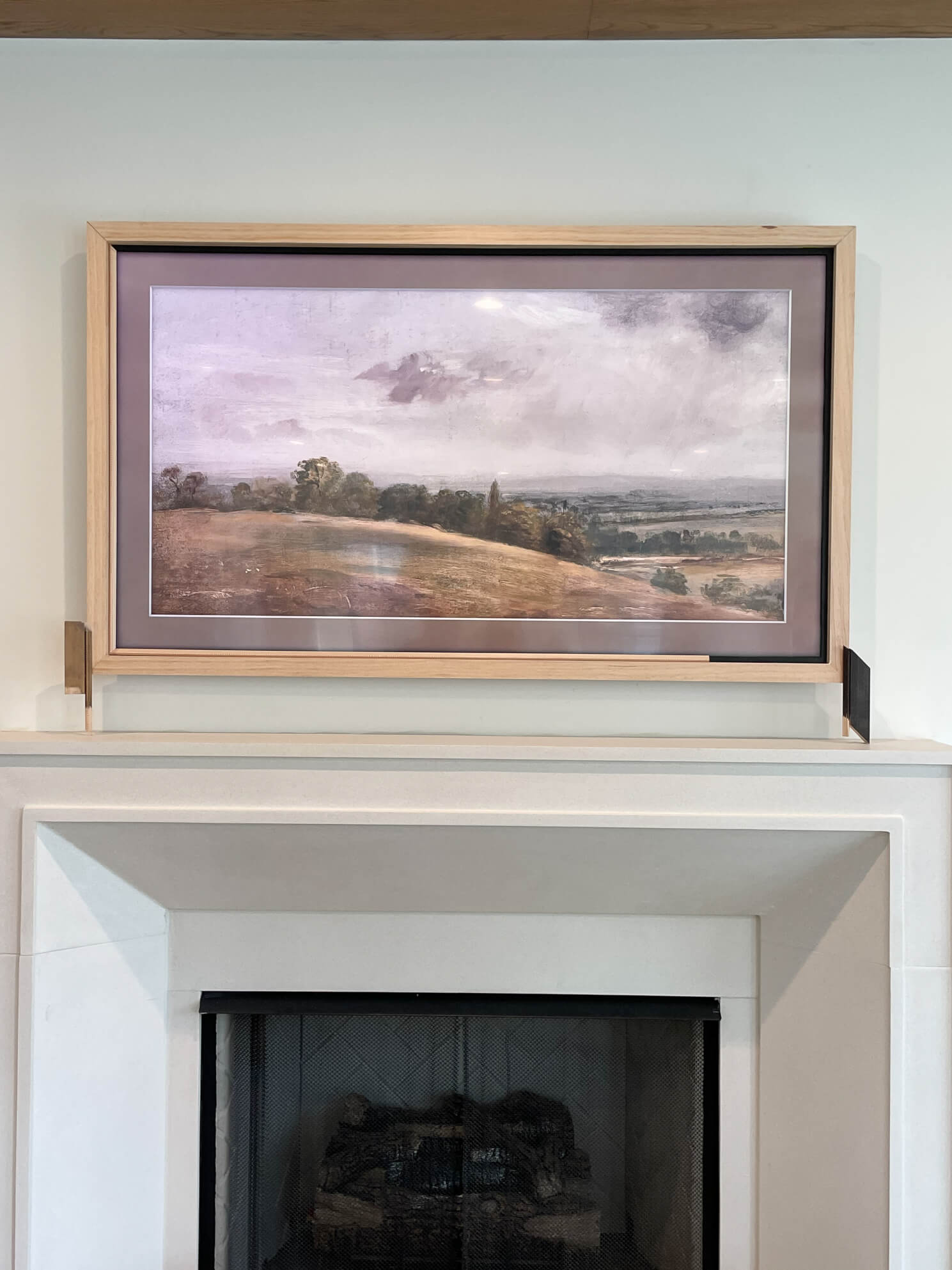 Step-By-Step: How to Create a DIY TV Frame (Samsung Frame TV) - BASK by ...